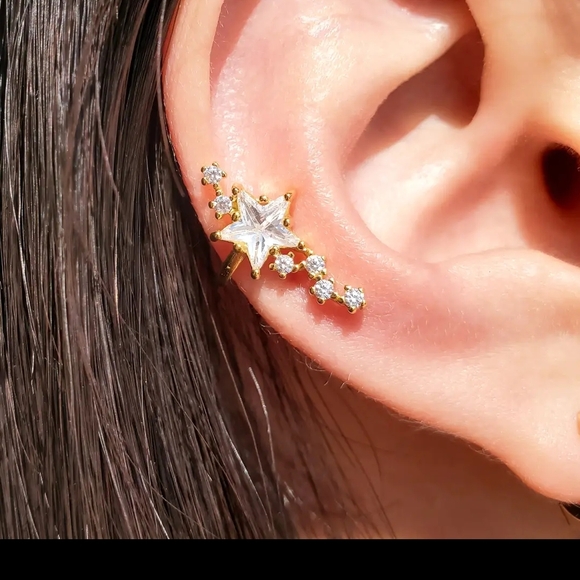 Jewelry | Starburst Ear Cuff | Poshmark
